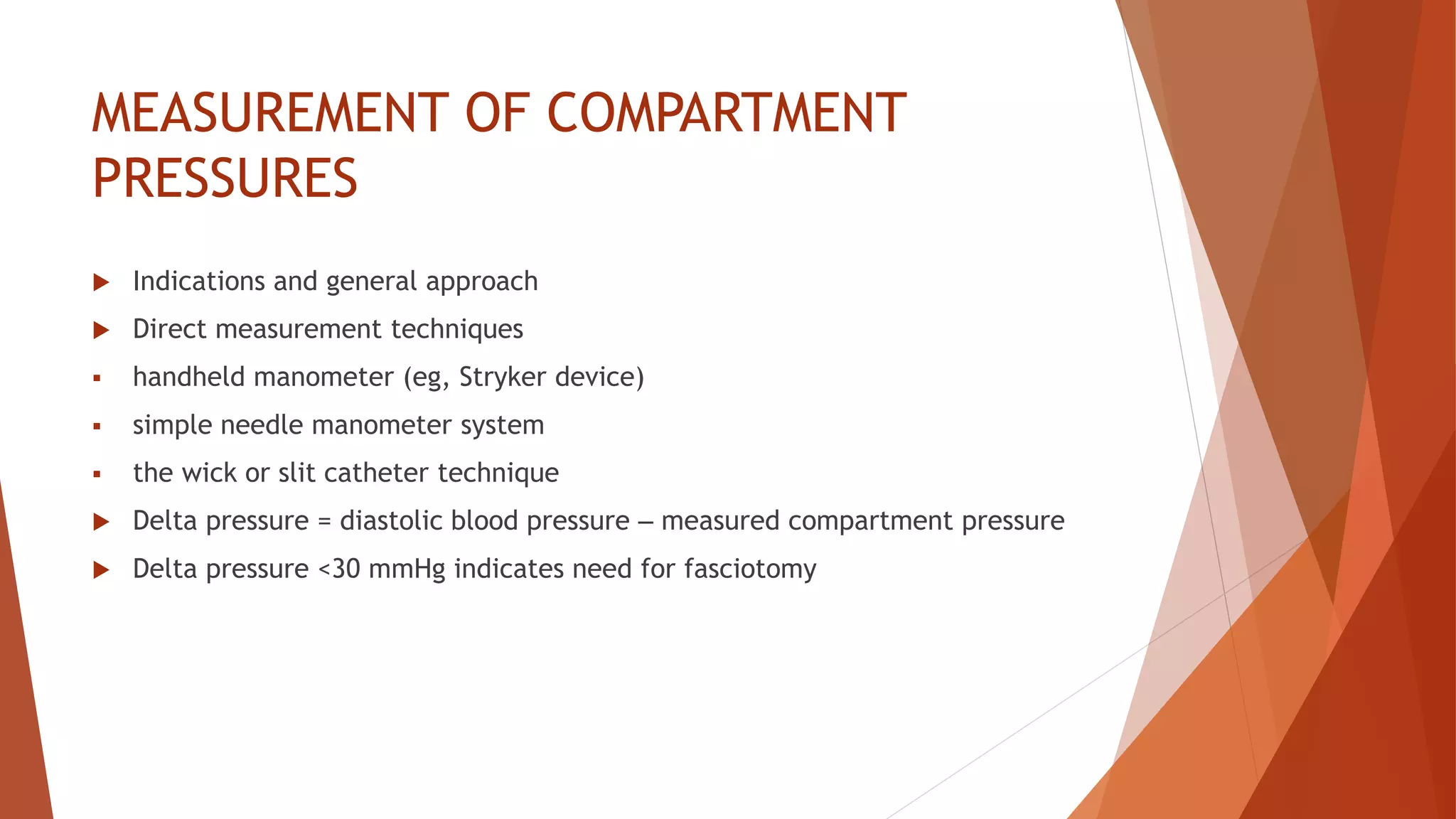 Compartment syndrome | PPTX | Death, Injury, or Military Conflict ...