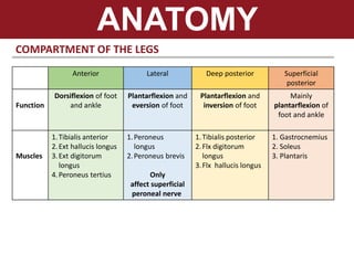 Compartment syndrome | PPTX