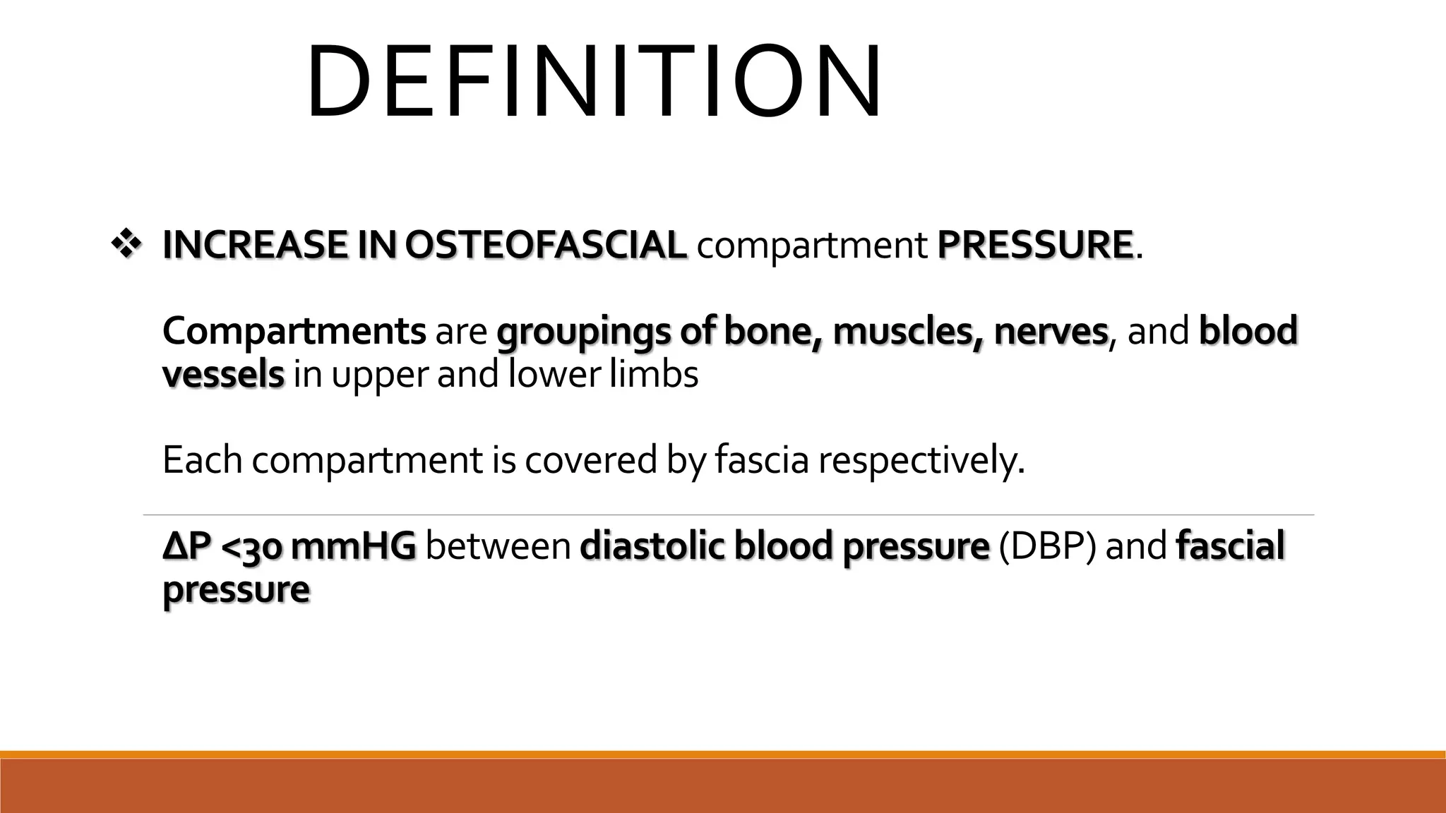 Compartment syndrome | PPTX