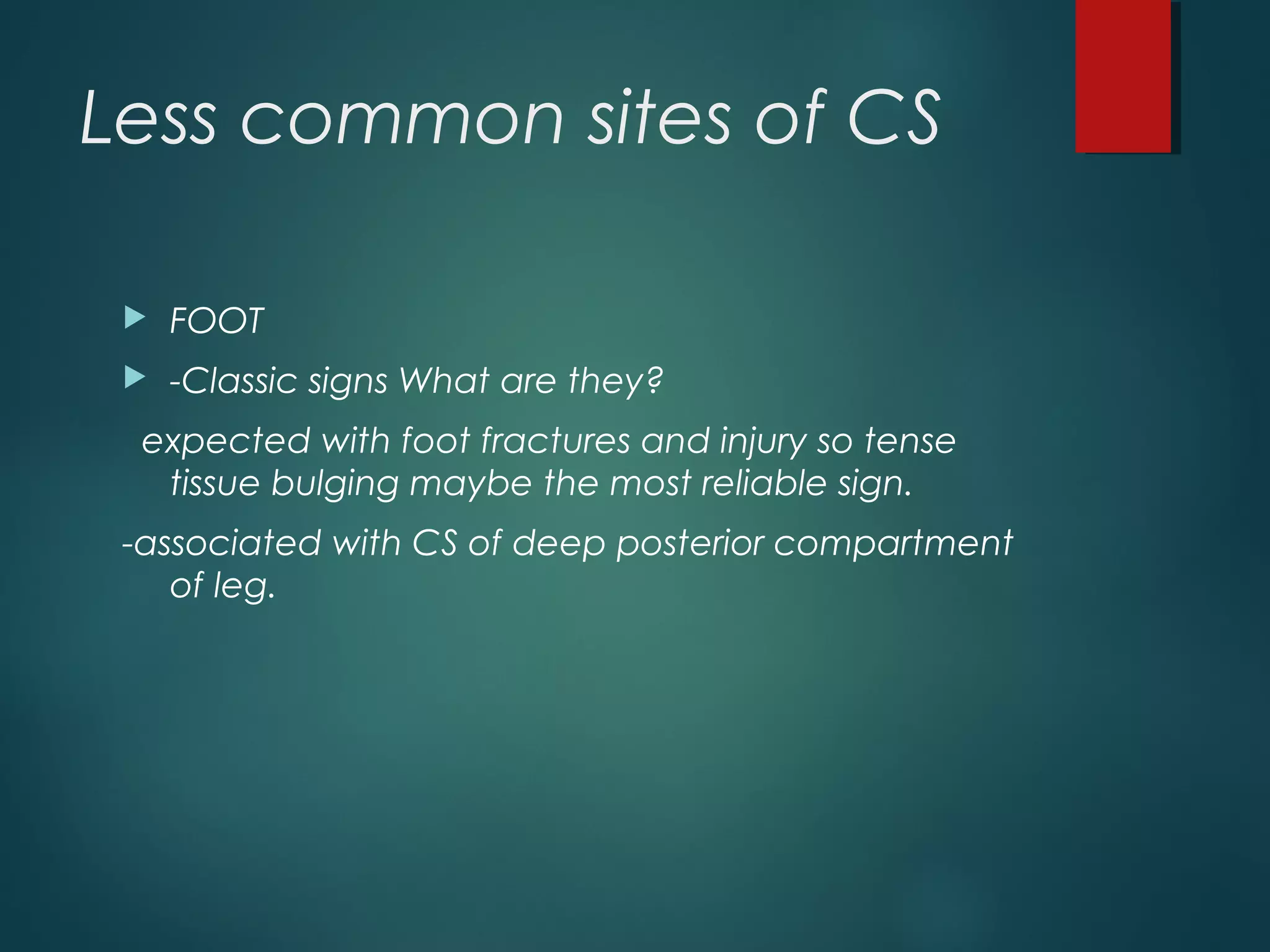 Compartment Syndrome Ppt