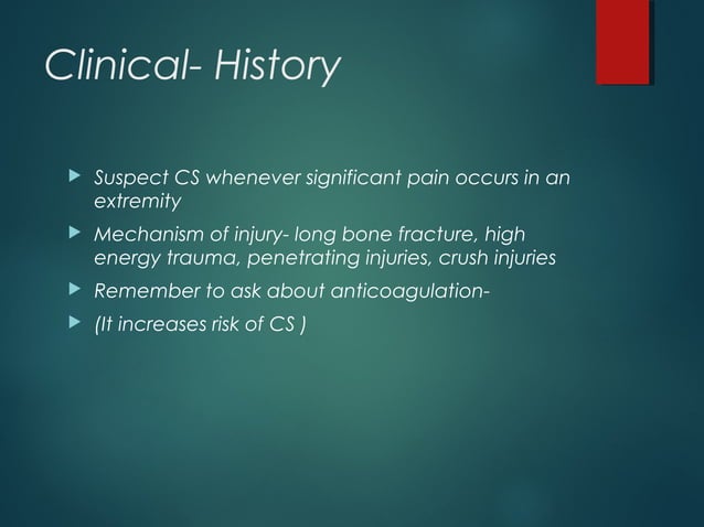Compartment syndrome | PPT