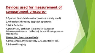 Compartment syndrome | PPTX