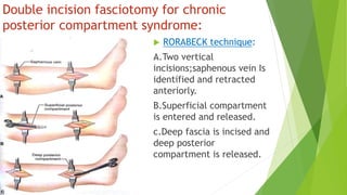 Compartment syndrome | PPTX