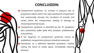COMPARTMENT SYNDROME.............................. | PPTX