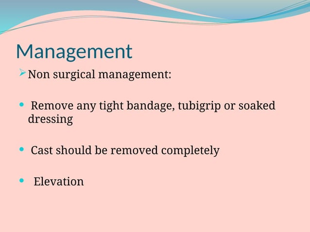 COMPARTMENT SYNDROME , CLINICAL FEATURES & MANAGEMENT.ppt