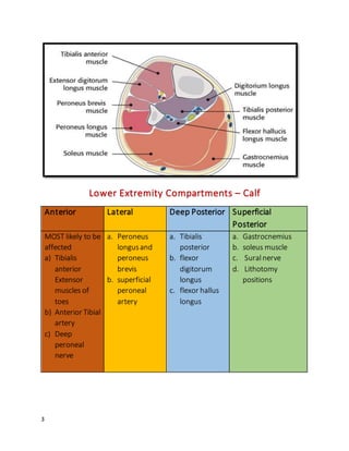 Compartment syndrome | DOCX