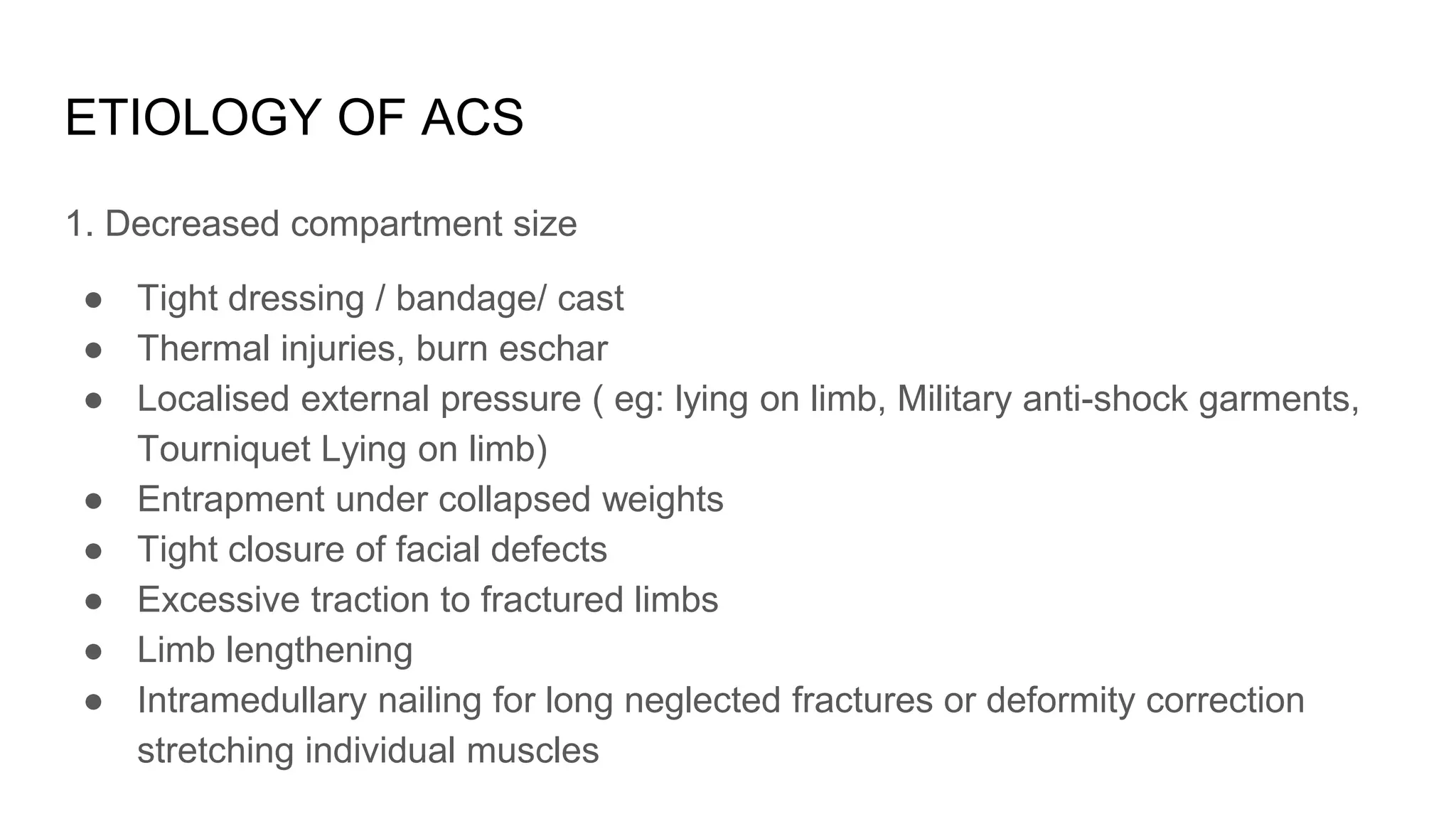 COMPARTMENT SYNDROME | PPTX