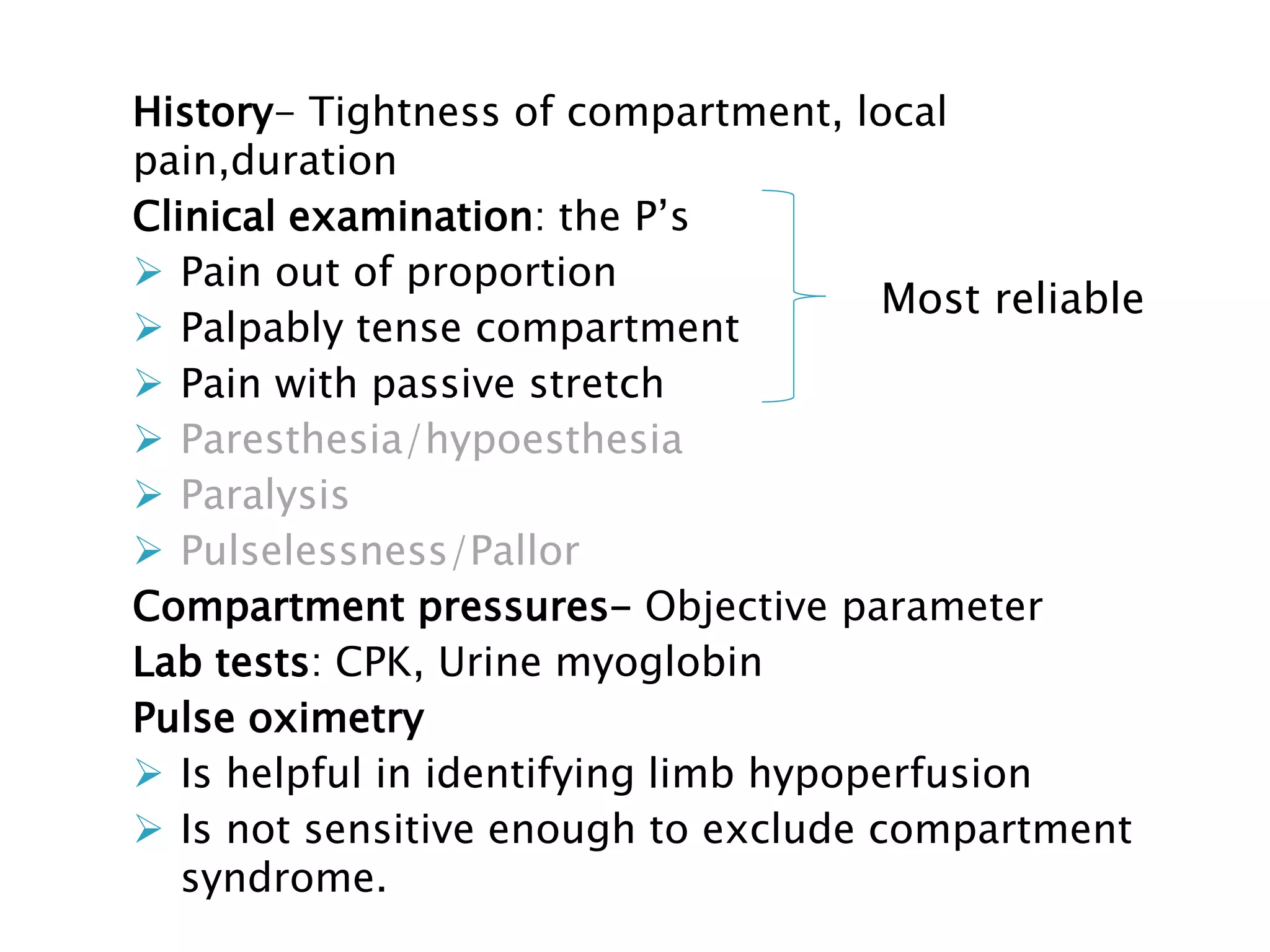 Compartment syndromes | PPTX