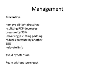 Compartment syndrome teaching | PPTX