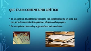 Comentario critico lengua y comunicación | PDF