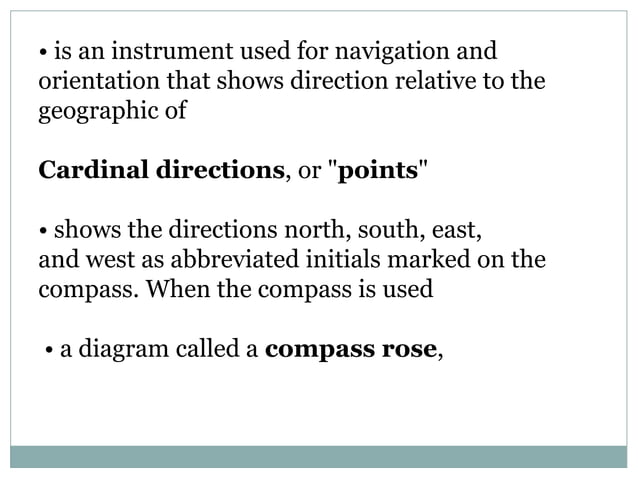 Compass | PPTX | Geography | Science