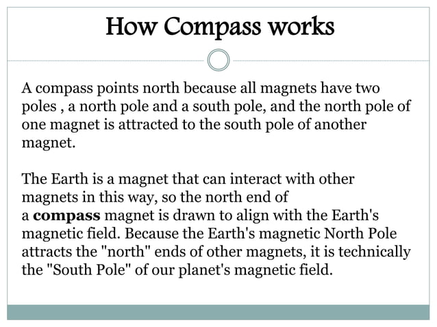 Compass | PPTX | Geography | Science