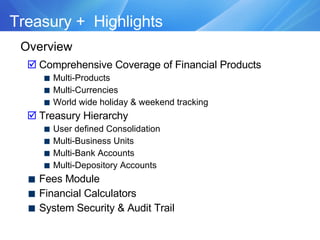 Compass Fi Treasury Pp July2008 | PPT