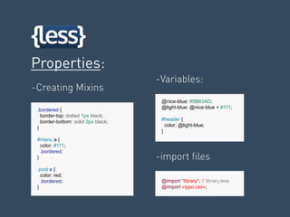 Compass VS Less | PPT