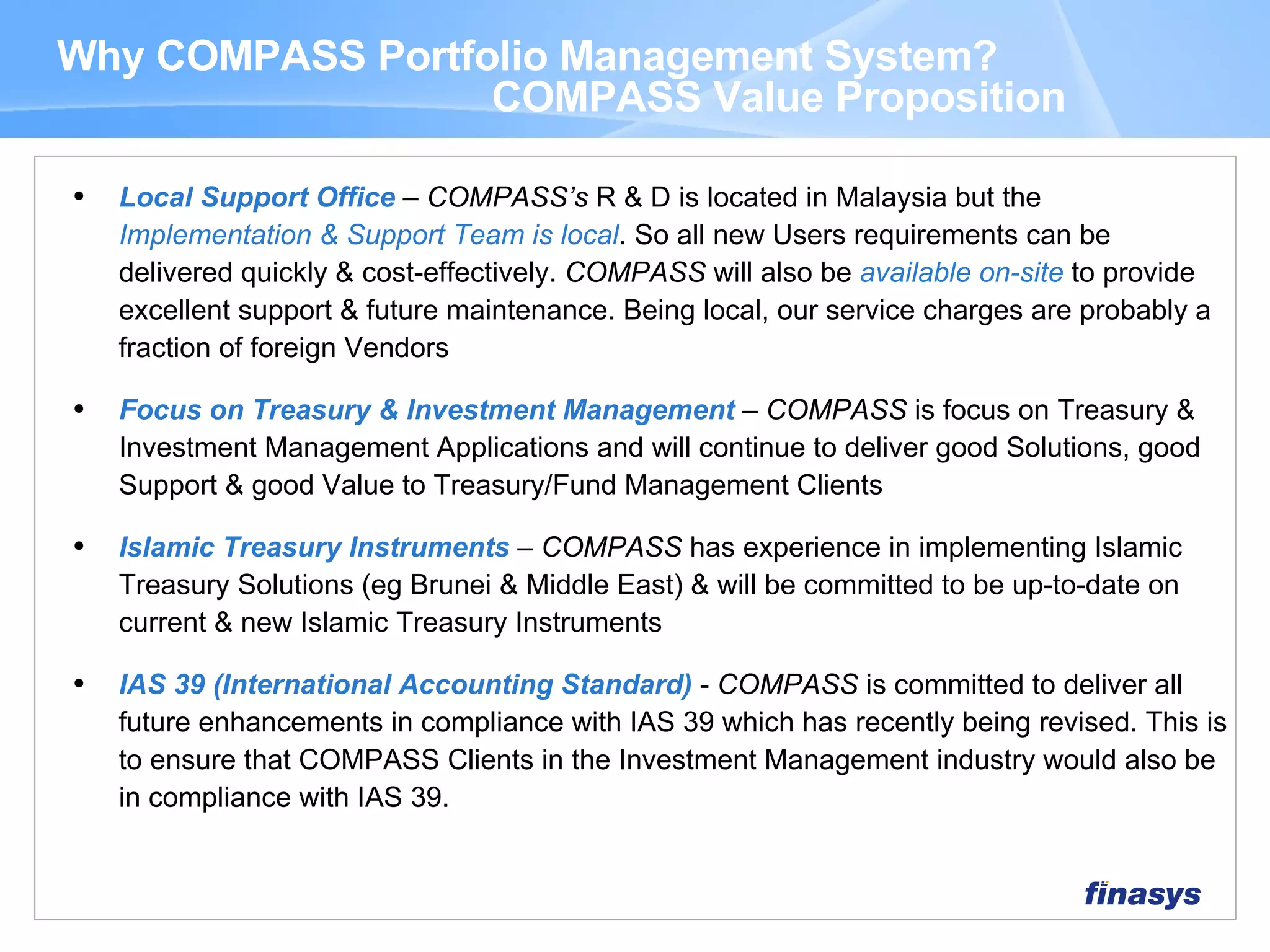 Compass Portfolio Management Proposal | PPT