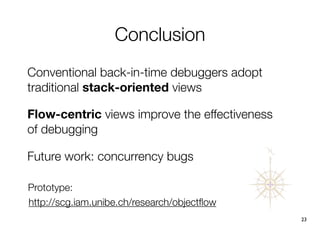 Flow-Centric, Back-In-Time Debugging | PDF | Programming Languages | Computing