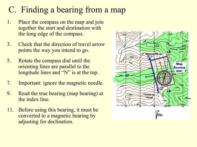 Compass & Bearings | PPT | Geography | Science