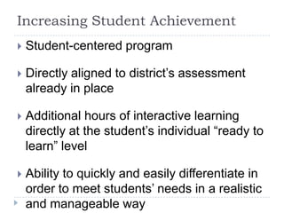 Compass Learning Odyssey- School Board Presentation | PPTX