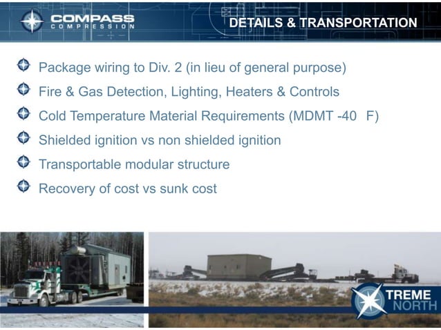 Compass Compression Cold Weather Modularization | PPT