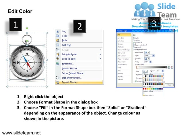 Compass design 1 powerpoint presentation templates. | PPT