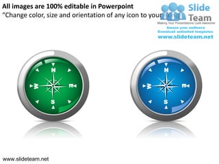 Compass design 2 powerpoint ppt templates. | PDF