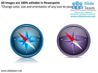 Compass design 2 powerpoint ppt templates. | PDF