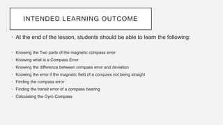 COMPASS ERROR | PPTX