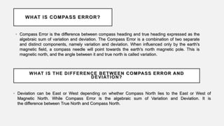 COMPASS ERROR | PPTX