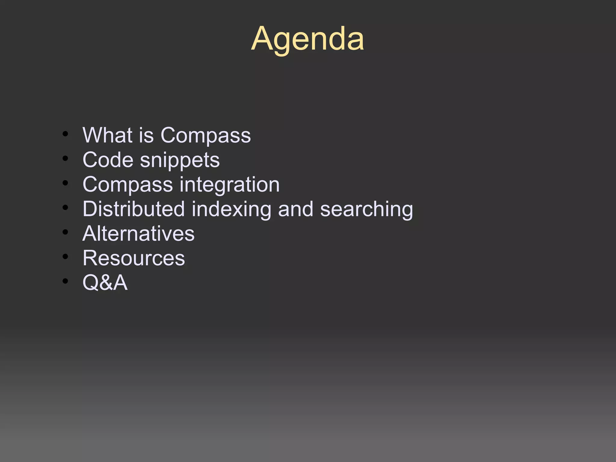 Compass Framework | PDF