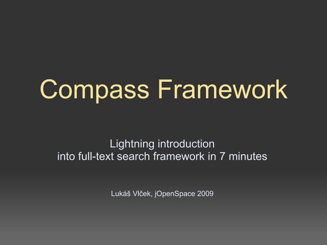 Compass Framework | PDF