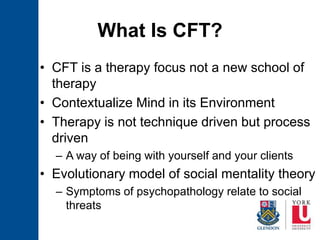 Compassion focused therapy | PPTX