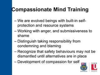 Compassion focused therapy | PPTX