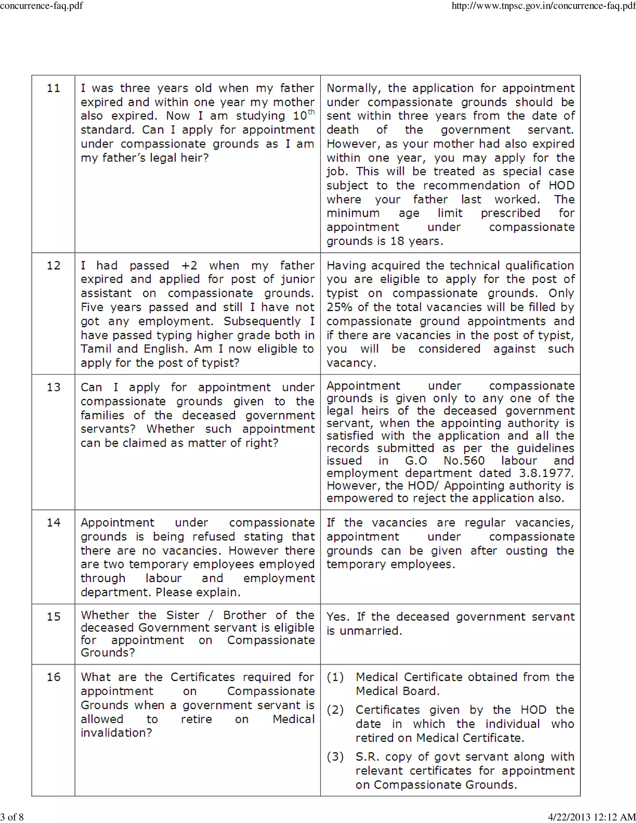 Compassionate concurrence-faq | PDF