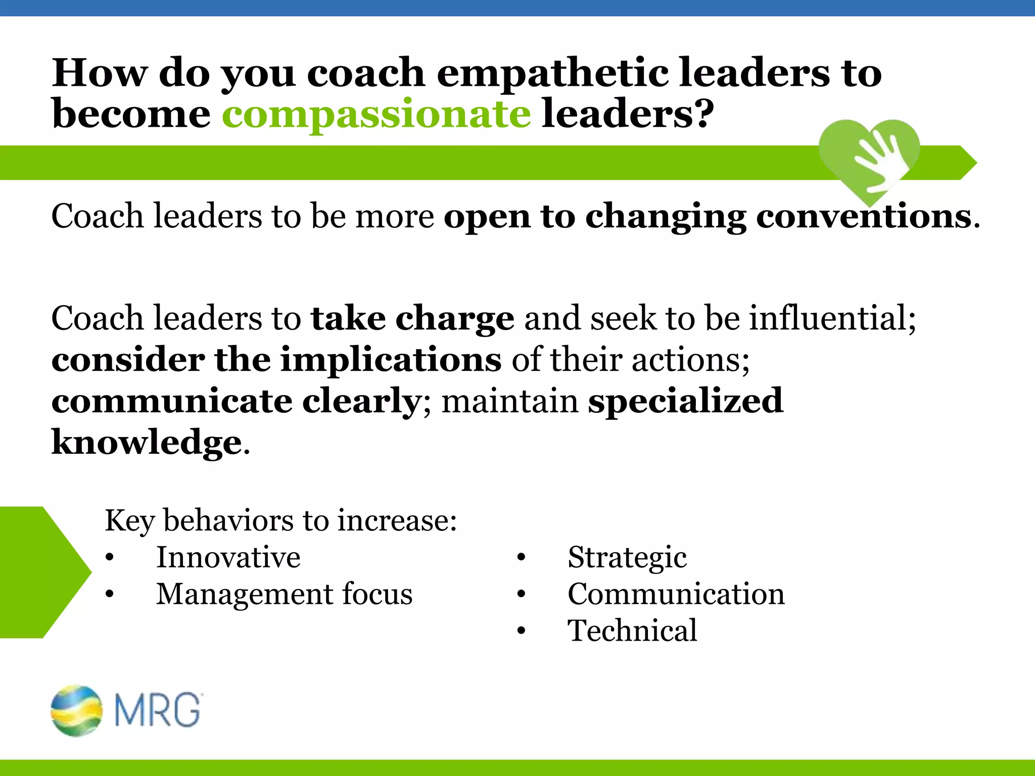 Compassionate Leadership: Coaching Leaders to Turn Empathy into Action ...