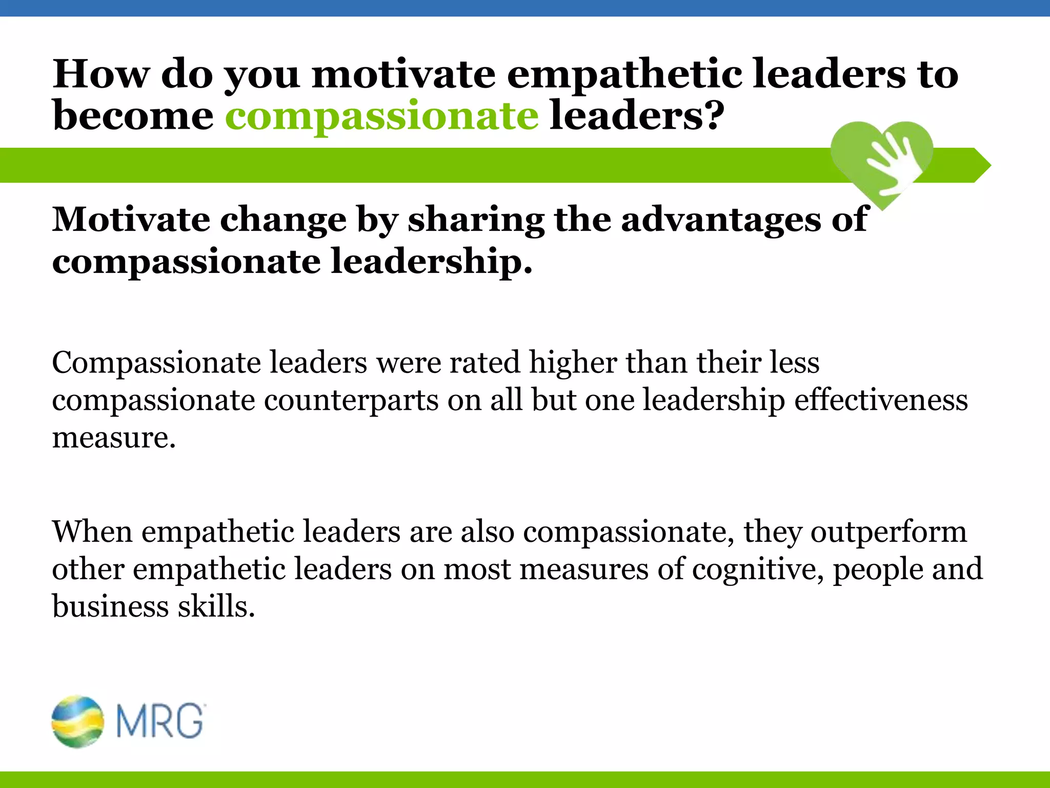 Compassionate Leadership: Coaching Leaders to Turn Empathy into Action ...