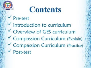 COMPARING COMPASSION INTERNATIONAL CURRICULUM WITH GES | PPTX