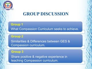 COMPARING COMPASSION INTERNATIONAL CURRICULUM WITH GES | PPTX