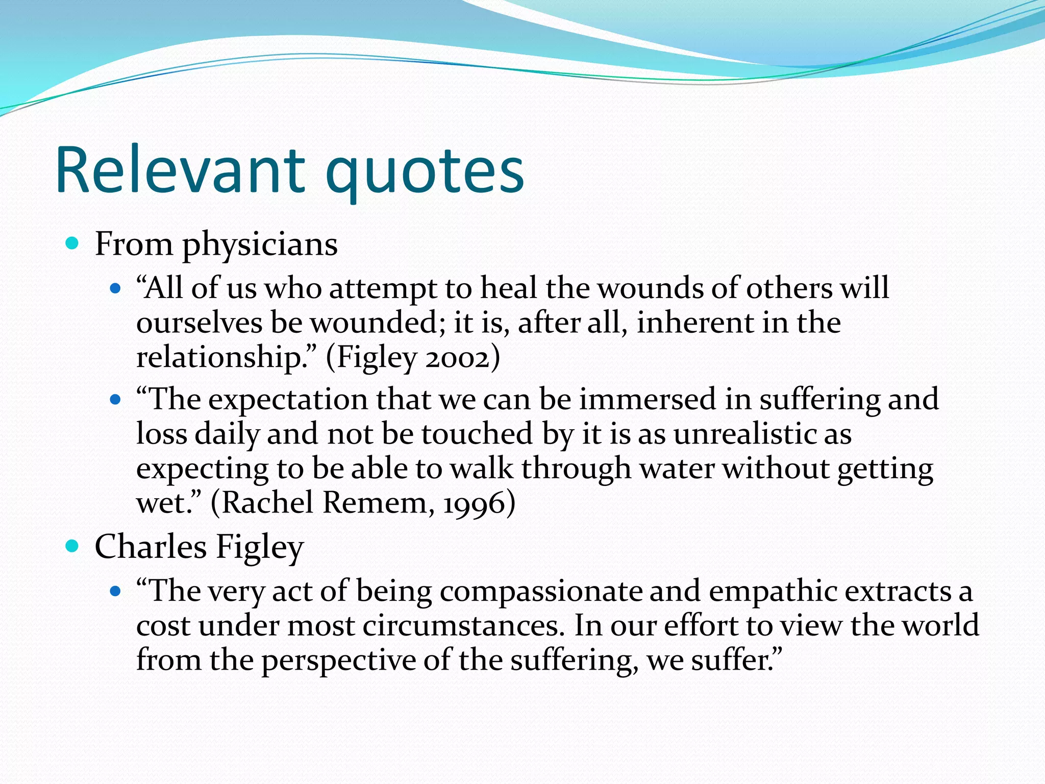 Compassion fatigue (Group A) | PPTX