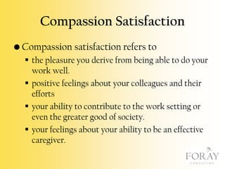 Compassion fatigue in the animal care community glickman1 | PDF