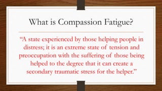 Compassion fatigue mrl 10.2018