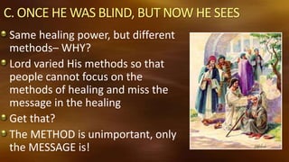 Compassion for a blind man | PPTX