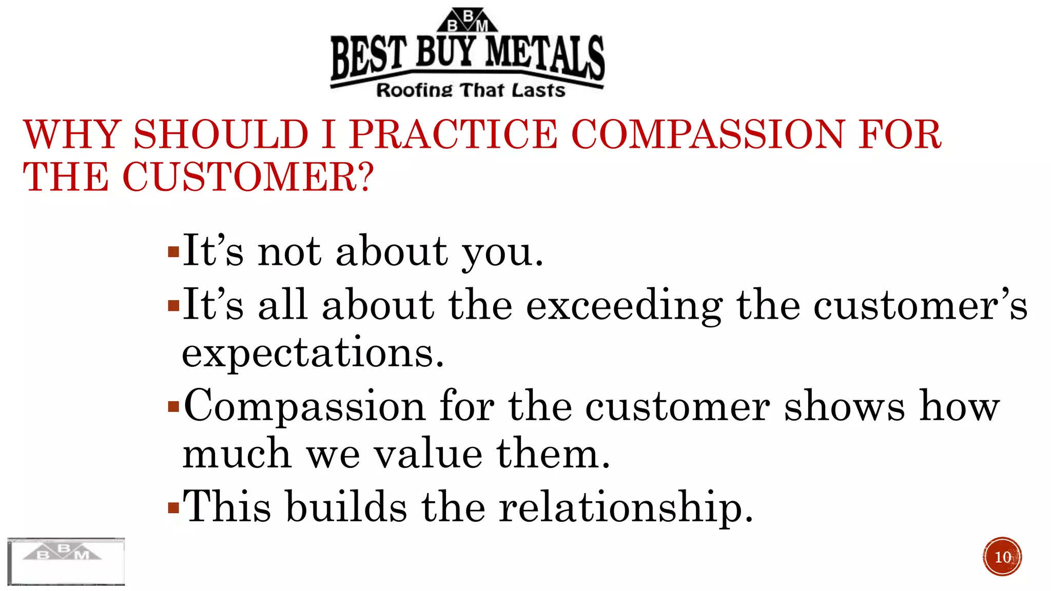 Compassion for the Customer | PPTX