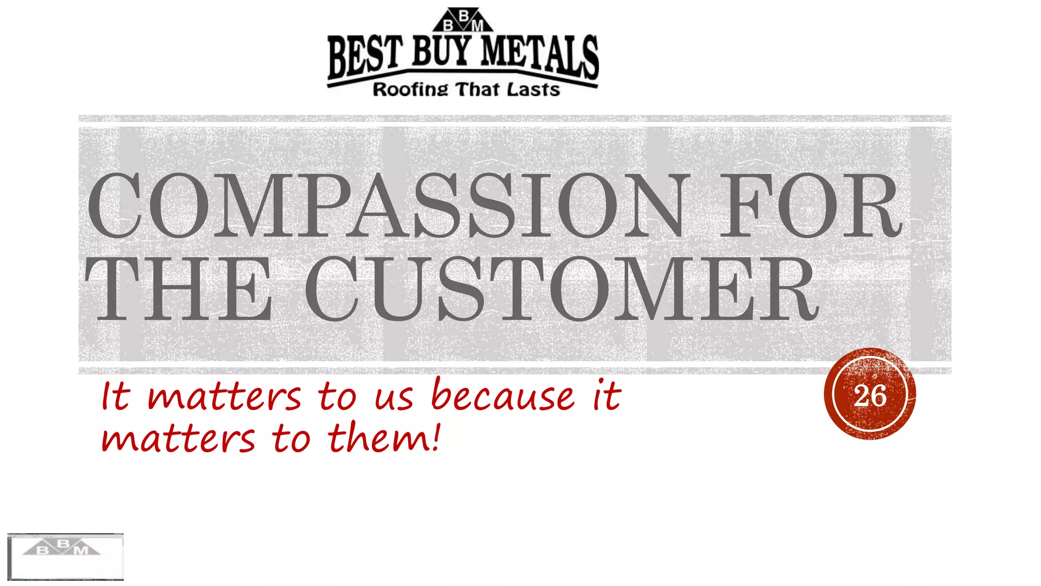 Compassion for the Customer | PPTX