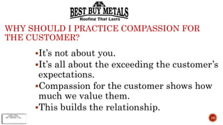 Compassion for the Customer | PPTX