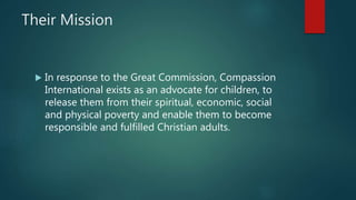 Compassion international ppt1 | PPTX