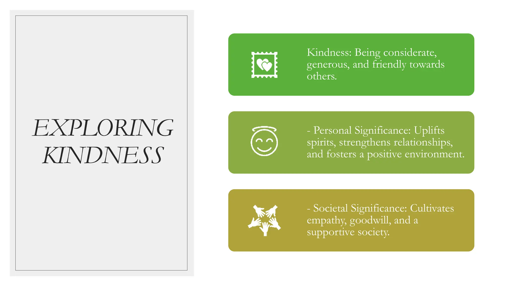 Compassion , kindness and other moral values.pptx | Mental Health ...