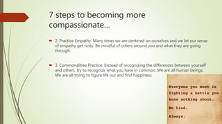 Compassion lesson #2 | PPTX