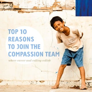 Top 10 Reasons to work at Compassion International | PDF