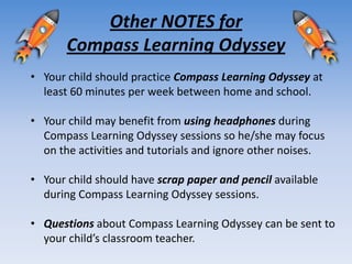 Compass learning odyssey_parent_presentation | PDF