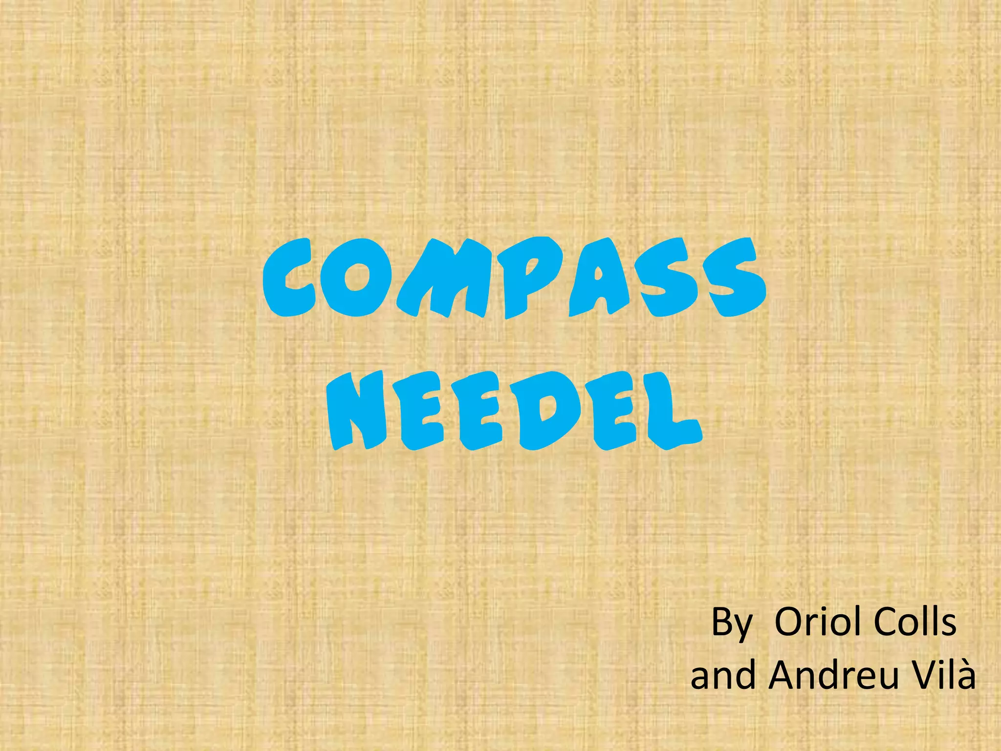 Compass needel | PPTX